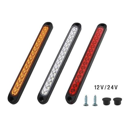 China 10Inch 10-30V Stop Turn Tail Light Bar LED Rear Indicator Tail Brake Car Light Waterproof LED Lamp for Truck Trailer Lorry Van for sale