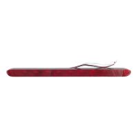 China 17 Inch Red Waterproof LED Light Bar 9-LED Truck Trailer Strip Lamp with Stop Turn Tail Brake Functions Compatible 12V-24V for sale