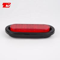 China 6 Inch Oval Rear Stop Turn Tail Lamp Waterproof RED Brake Lamp for Truck Trailer for sale