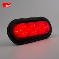 China 6 Inch Oval Rear Stop Turn Tail Lamp Waterproof RED Brake Lamp for Truck Trailer for sale