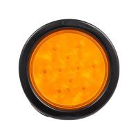 China 12V 24V Round LED Truck Taillight Trailer Stop Signal Turn Light RV Lorry Van Brake Reverse Light Red Amber for sale