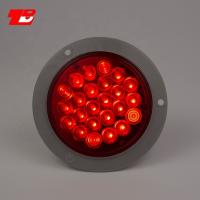 China 12v 24v Simi-Trailer Stop Turn Tail Light 4Inch Round LED Rear Lamp SAE Compliant 10 LED Brake Lamp for Truck Van Lorry Boat for sale