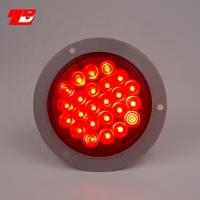 China 12v 24v Simi-Trailer Stop Turn Tail Light 4Inch Round LED Rear Lamp SAE Compliant 10 LED Brake Lamp for Truck Van Lorry Boat for sale