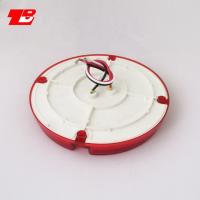 China 7 Inch Round Led Trailer Tail Lights Red 44 LED PC Lens Submersible Truck Trailer Bus RV Rear Stop Turn Tail Brake Lights Lamps for sale