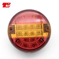 China 20 LED Stop Turn Combined Tail Lamp Red Amber Combination Hamburger Rear Lamp for sale