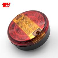 China 20 LED Stop Turn Combined Tail Lamp Red Amber Combination Hamburger Rear Lamp for sale