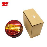 China 20 LED Stop Turn Combined Tail Lamp Red Amber Combination Hamburger Rear Lamp for sale