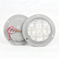 China 4Inch Round LED Reverse Back Light W/Surface Mount Flange Plugs 12V Trailer Tail Lights for RV for sale