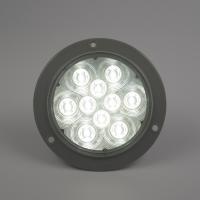 China 4Inch Round LED Reverse Back Light W/Surface Mount Flange Plugs 12V Trailer Tail Lights for RV for sale