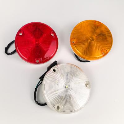 China 3Inch Round Waterproof Truck Lamp 9LED Side Marker and Clearance Light Red Amber White SAE Comply Vehicle Lamps for sale