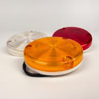 China 3Inch Round Waterproof Truck Lamp 9LED Side Marker and Clearance Light Red Amber White SAE Comply Vehicle Lamps for sale