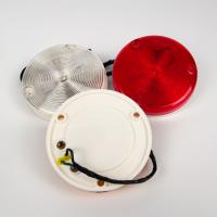 China 3Inch Round Waterproof Truck Lamp 9LED Side Marker and Clearance Light Red Amber White SAE Comply Vehicle Lamps for sale
