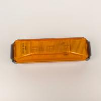China PC Lens Waterproof Marker Light 3 LED Red Amber White 4 Inch Rectangle Side Marker Clearance Light Heavy-Duty Trailer Lights for sale
