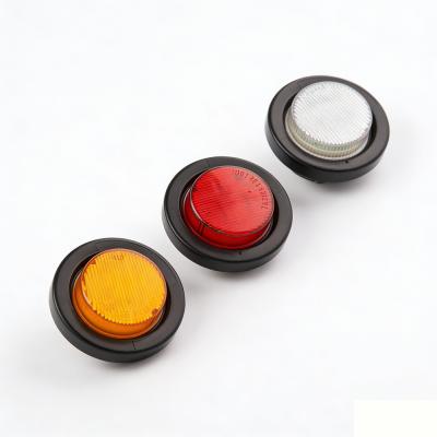 China 2Inch 3/6/9 LED Vehicle Side Marker Light IP66 Waterproof Clearance Lamp for Truck Identification Lamp for Car Light Accessories for sale