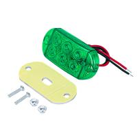 China 60MM 6 Beads Strobe Warning Lamp 12-80V Red Amber White Blue Green LED Side Marker Position Lamp for Truck Trailer Lorry Van RV for sale