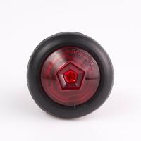 China 3/4 Inch Round Side Marker Light 12V 1 LED DOT Compliant with Terminals & Grommet  Clearance Lamp for Trucks Trailers for sale