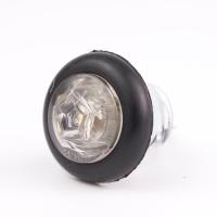 China 3/4 Inch Round Side Marker Light 12V 1 LED DOT Compliant with Terminals & Grommet  Clearance Lamp for Trucks Trailers for sale