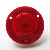 China 80mm Round Side Marker and Clearance Lamp LED Light with Reflector Lens Good Quality PC Lens Marker Light for Truck Trailer for sale