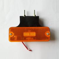 China 3LED Reflector Lens Side Marker Lamp E-mark Certified Marker and Clearance Light with Bracket LED Truck Trailer Lamp for sale