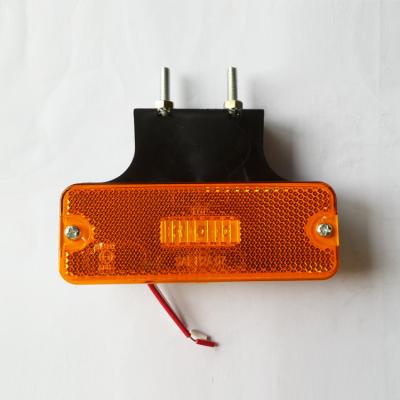 China 3LED Reflector Lens Side Marker Lamp E-mark Certified Marker and Clearance Light with Bracket LED Truck Trailer Lamp for sale