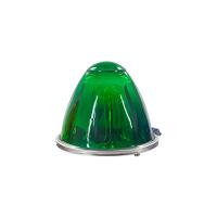 China Glass Lens Stainless Steel Housing Watermelon Shape Side Marker Lamp Red Amber Yellow White Green Blue Truck Light for sale