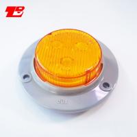 China 2Inch Round Red Amber White Clearance Side Marker Light E-mark Certified LED Indicator Lamp for Trailer Truck for sale