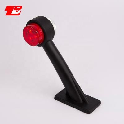 China Side Light 6 LED Side Outline Stalk Marker Lights Lamp 12V White Red Trailer Truck Caravan for sale