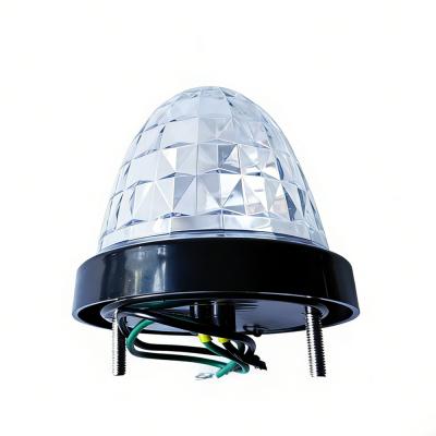 China Crystal Lens Watermelon Shaped LED Side Marker Lamp High Quality Waterproof Clearance Lamp for Truck Trailer for sale