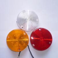 China 3 Inch Side Marker Light 9PCS Piranha LED Red Amber Clear Truck Trailer Clearance Light 12v 24v LED Heavy Duty Lamp Parts for sale