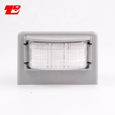China LED License Plate Light for Trailer RVs Trucks Boat UTV ATV Lorry 12V 24V White Number Plate Lamp for sale