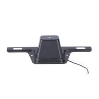 China Multi-voltage 10-30V 2LED License Plate Lamp Chromed/Black Housing License Number Plate Light for Truck Trailer Motorcycles for sale