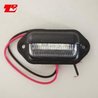 China 6 SMD LED License Plate Lamp Universal LED Number Plate Light for Car Truck Trailer Lorry Van Camper RV for sale