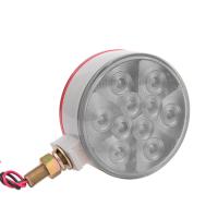 China LED Pedestal Light Amber/Amber Amber/Red Double Face 20LED Parking Turn Lights Stud Mount Fender Lights for Heavy Truck Trailer for sale