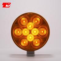China High Brightness Amber&Amber DOT 4 Inch Round Double Face Front Light for Trailer Truck Van for sale