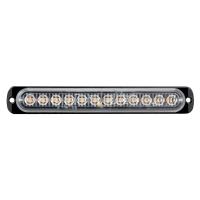 China LED Vehicle Lamp 12 LED Grille Strobe Warning Lamp 12-36V Single/Dual Color Flashing Light High Brightness Warning Lamp for sale