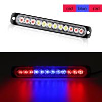 China LED Vehicle Lamp 12 LED Grille Strobe Warning Lamp 12-36V Single/Dual Color Flashing Light High Brightness Warning Lamp for sale