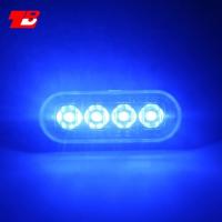 China ZB Car Accessories High Quality 4 LED Strobe Light 10-30V Multiple Modes Flash Side Lights for Truck Trailer Van RV SUV for sale