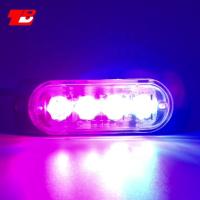 China ZB Car Accessories High Quality 4 LED Strobe Light 10-30V Multiple Modes Flash Side Lights for Truck Trailer Van RV SUV for sale