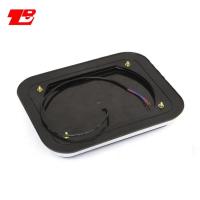 China LED Strobe Warning Light Red Blue Amber White Ambulance Front Rear Lamp Rectangle Side Marker Strobe Lamp for Ambulance for sale