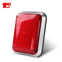 China LED Strobe Warning Light Red Blue Amber White Ambulance Front Rear Lamp Rectangle Side Marker Strobe Lamp for Ambulance for sale