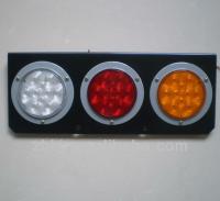 China Amber Red clear Trailer Led Combination Tail Light 4 Inch for sale