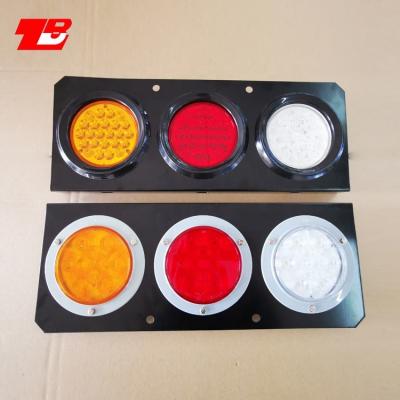 China LED Truck/Trailer Tail Lights with Iron Bracket Base Waterproof DC12-30V Turn/Signal/Running Lamps for Truck/RV/Camper/Trailer for sale