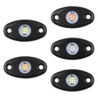 China Waterproof 12V 24V LED Rock Lights for Trucks and Trailers - Red, Amber, White, Green, Blue Underbody Lighting for sale