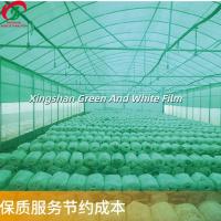 China Green And White Greenhouse Blackout Film For Vegetable Growing for sale