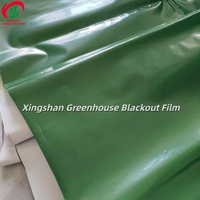 China Cooling Greenhouse Blackout Film Waterproof Green White Greenhouse Shade Film for sale