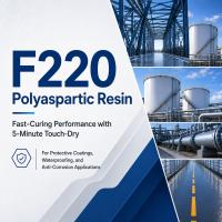 China F220: A Fast-Curing Polyaspartic Resin with 5-Minute Touch-Dry Performance for sale