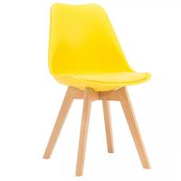 China Cadeira Eames Dining Chair 48*42*82cm Contemporary with Wooden Legs for sale