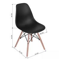 China Home Furniture Eames Dining Chair Multicolor Minimalist Style For Kitchen for sale