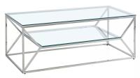 China Multifunctional Steel Frame TV Unit Easy Storage Console Coffee Tables for sale
