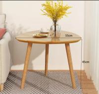 China Adjustable Solid Wooden Home Office Furniture Communicate Modern Coffee Tea Table for sale